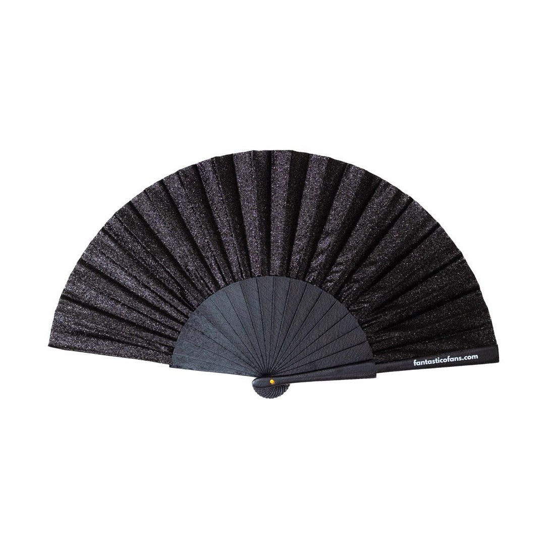 Black Glitter 23xcm fan – Fantastico Fans